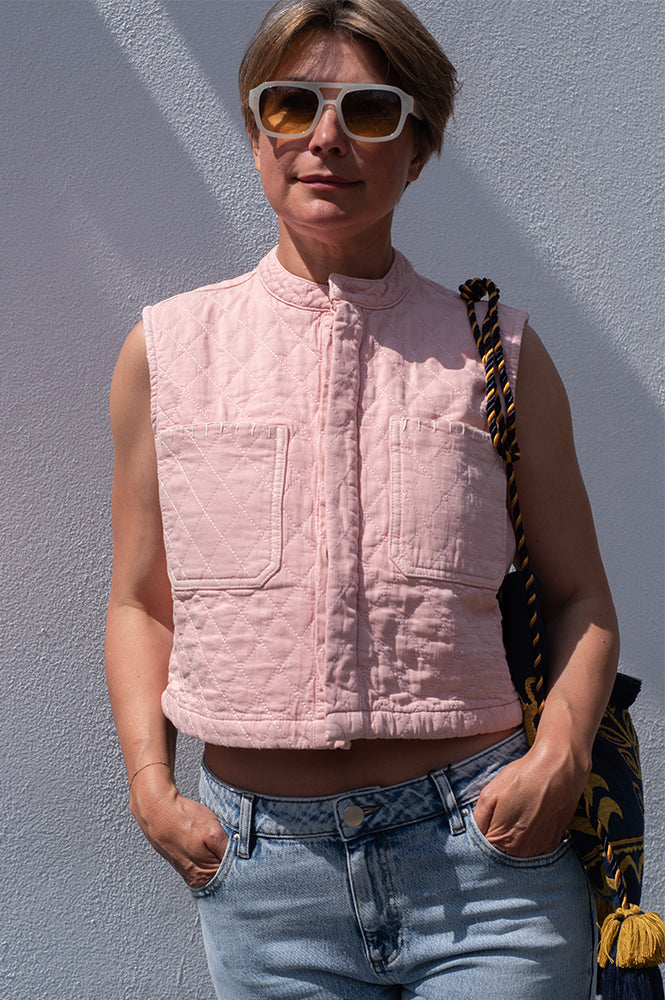 Seventy + Mochi Pablo Peony Pink Waistcoat – The Mercantile London