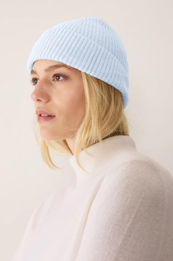 Loop Mimi Whisper Blue Cashmere Beanie – The Mercantile London