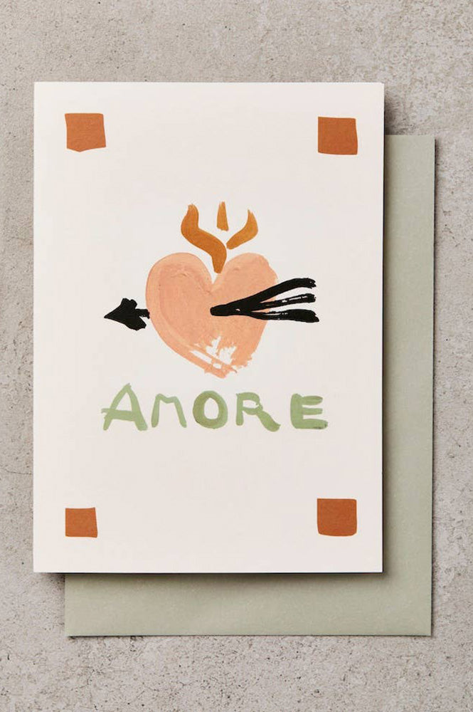 Katie Leamon Amore Greeting Card – The Mercantile London